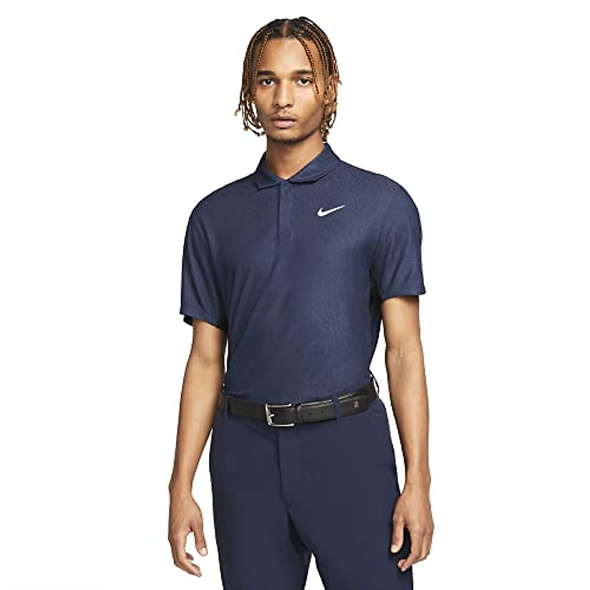 Nike Dri-FIT ADV Tiger Woods Men's Golf Polo (as1, Alpha, m, Regular, Regular, Thunder Blue/Obsidian/White)