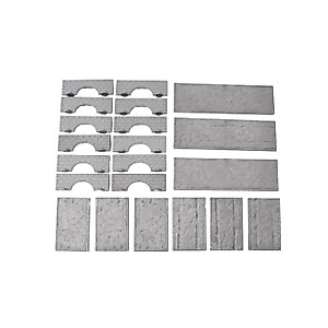 Stone Bridges Kit - Mini Dungeon Castle Cavern Terrain for RPGs, Dungeons & Dragons (DND), Pathfinder, War Gaming, and More! by DCD (21pcs, 3ft)