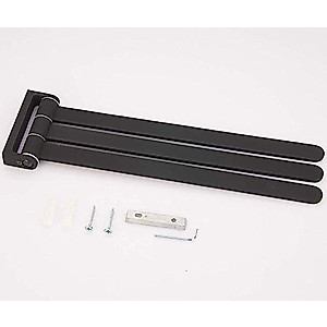 Towel Racks, Towel Rack for Bathroom Towel Shelf Stainless Steel Bathroom Kitchen Wall Mounted Towel Rack Holder with 3 Swivel Towel Shelf