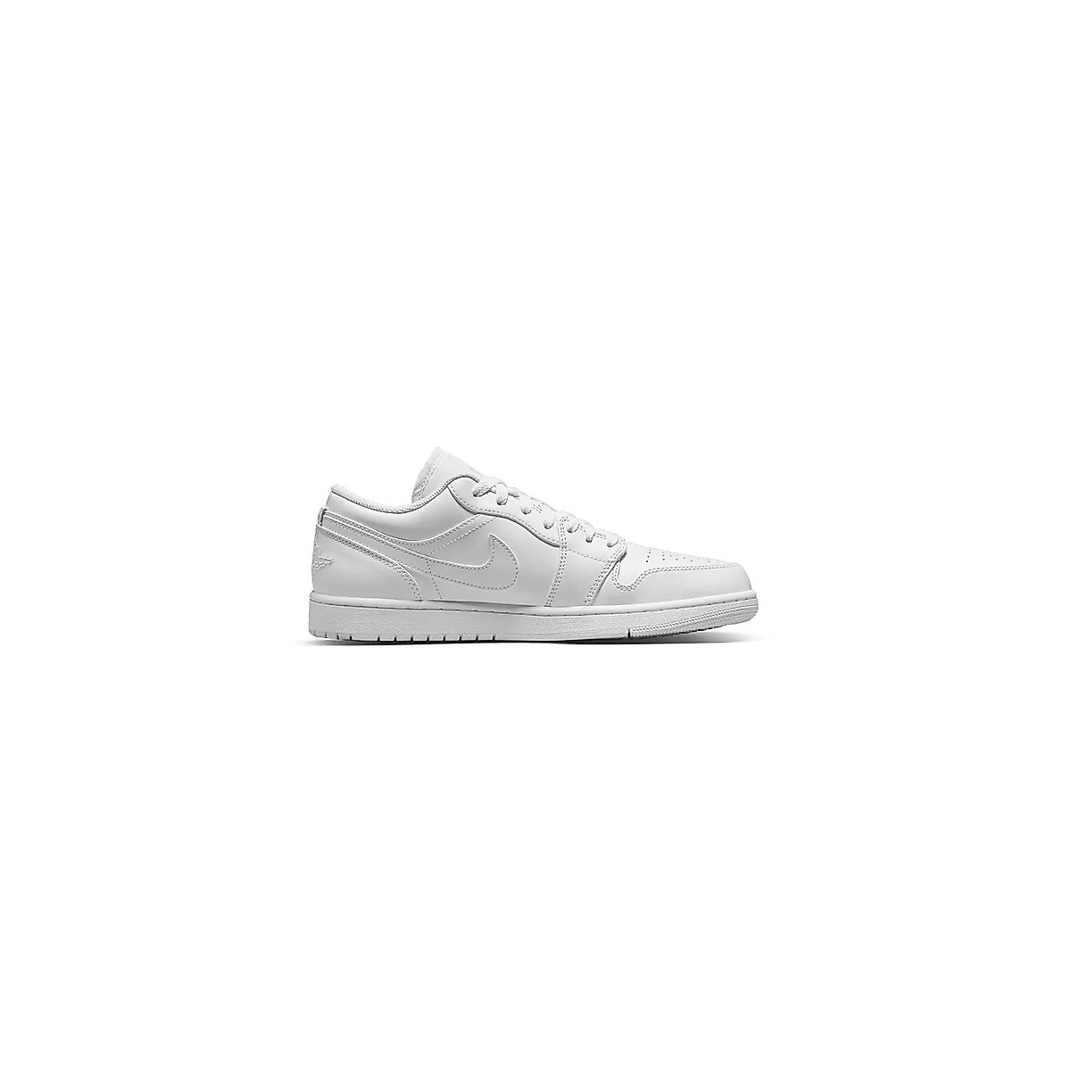Jordan Mens Air Jordan 1 Low 553558 136 - Size 8.5 White/White-White