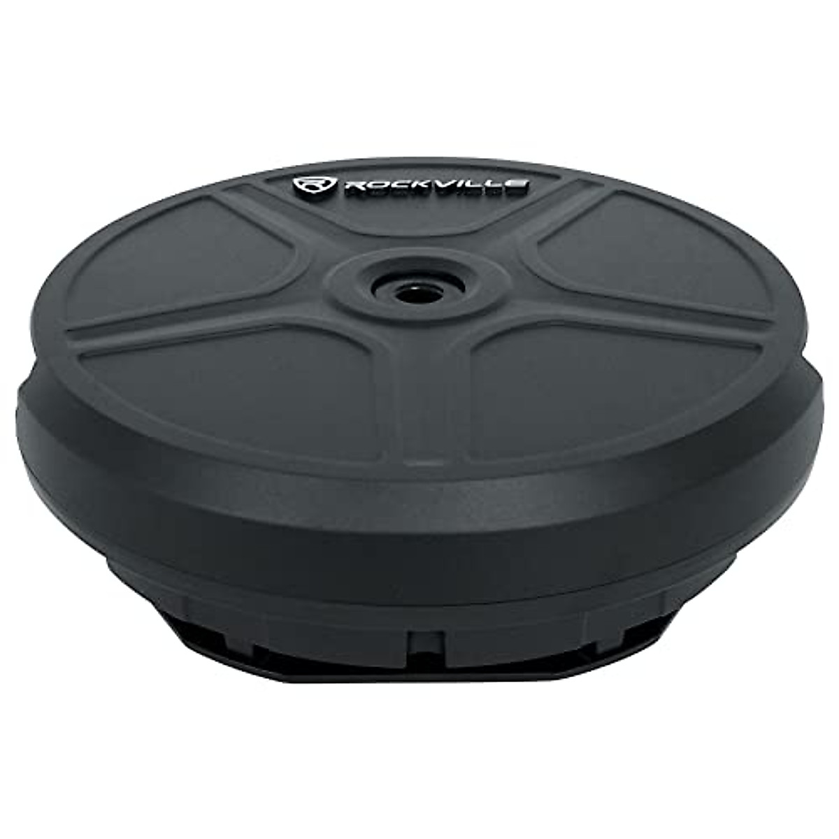 Rockville RockGhost V2 Powered 11" 800w Car Subwoofer Fits Inside Spare Tire,Black