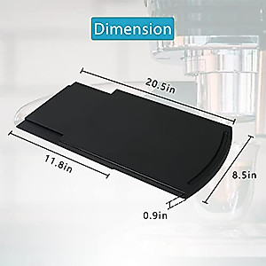 Diteje Kitchen Appliance Sliding Tray,Appliances Slider,Kitchen Moving Caddy Storage Holder Board for Coffee Makers,Aid Mixer,Blender,Toaster,Pot,Air Fryer