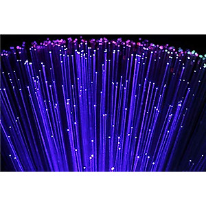 AKEPO 16W Fiber Optic Lights Star Ceiling Light Kit APP Control for Car & Home,Fibre Optical Cable Strands 150pcs 0.75mm 6.5ft/2m+28key Musical Remote Control