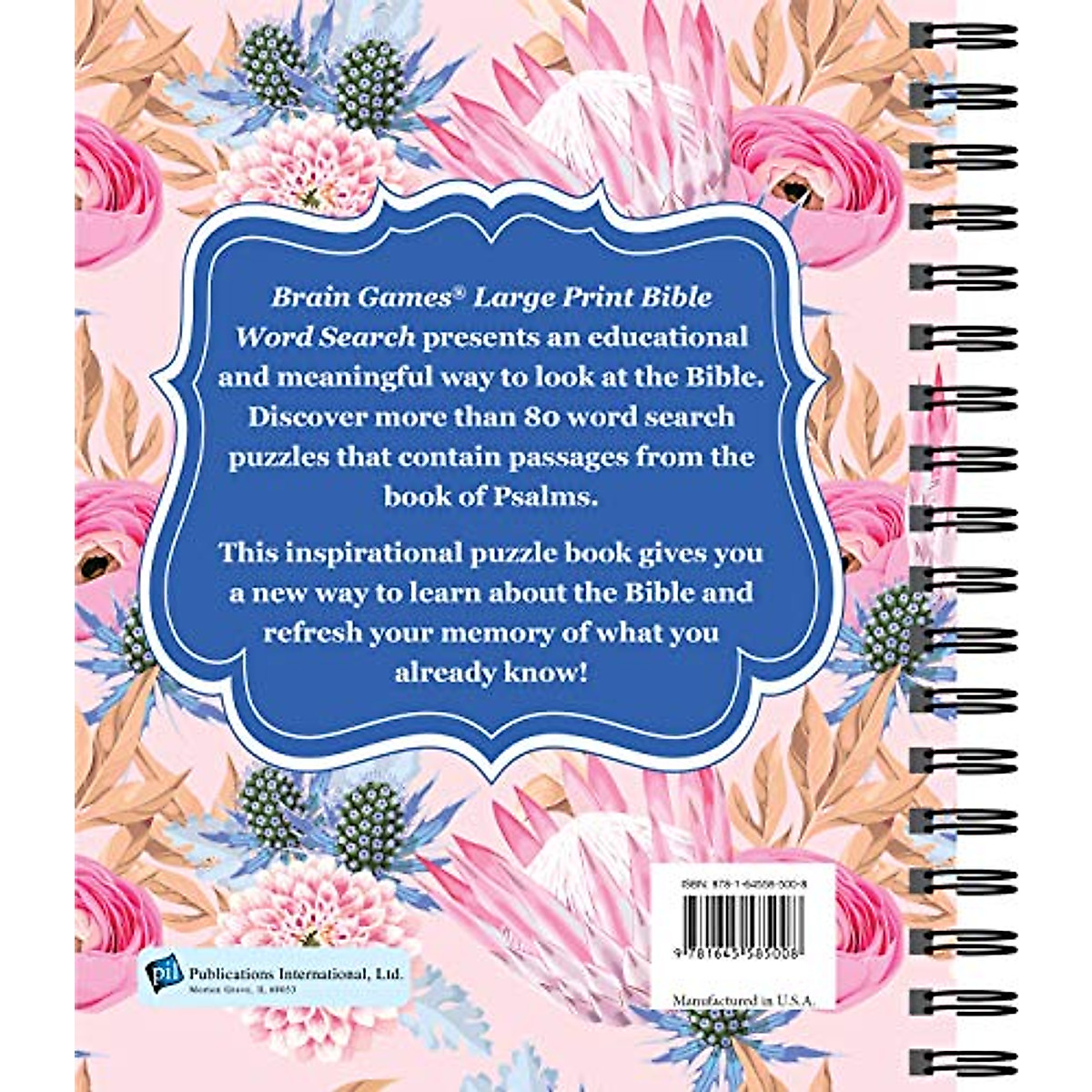 Brain Games - Large Print Bible Word Search: Psalms (Brain Games - Bible)