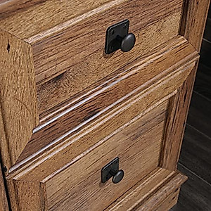 Sauder Palladia L-Shaped Desk, Vintage Oak finish