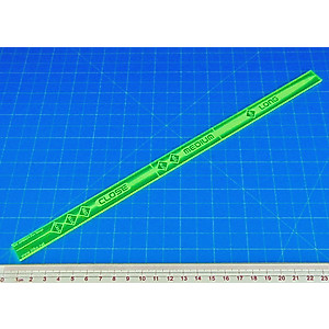 LITKO Fire Gauge | Ruler | Shooting Gauge | Compatible with Star Wars: Armada (Fluorescent Green)