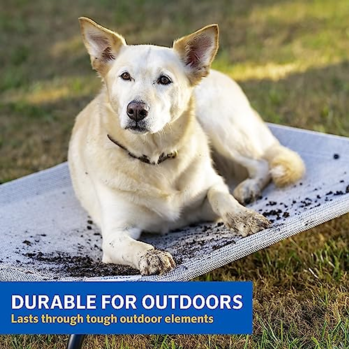 Coolaroo The Original Cooling Elevated Dog Bed, Indoor and Outdoor, Medium, Nutmeg