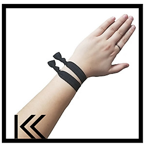 Kenz Laurenz Sports Hair Ties No Crease Ribbon Elastics Ouchless Ponytail Holders Scrunchies Coils Hair Bands (Volleyball)