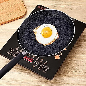 11Inch Griddle Pan with Scraper, Oil Brush, Nonstick Grill Pan for Cooking Eggs, Frying, Grill, Omelettes, Kitchen Griddle Cookware Griddle Pancake Pan, Easy Clean (size:11Inch)