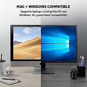 Belkin Thunderbolt 3 Dock Core With Thunderbolt 3 Cable - Usb C Hub - 7-In-1 Docking Station For Macs & Windows, 60W Upstream Charging, With Gigabit Ethernet, Displayport & Audio Ports