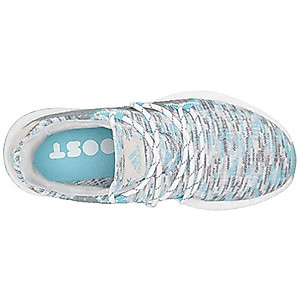 adidas Women's W Crossknit DPR Golf Shoe, White/Hazy Sky/Grey, 7.5 US