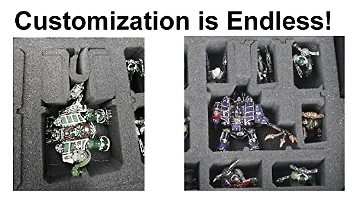 Case Club 134+ Miniature Figurine Hard Shell Carrying Case - Fits ...