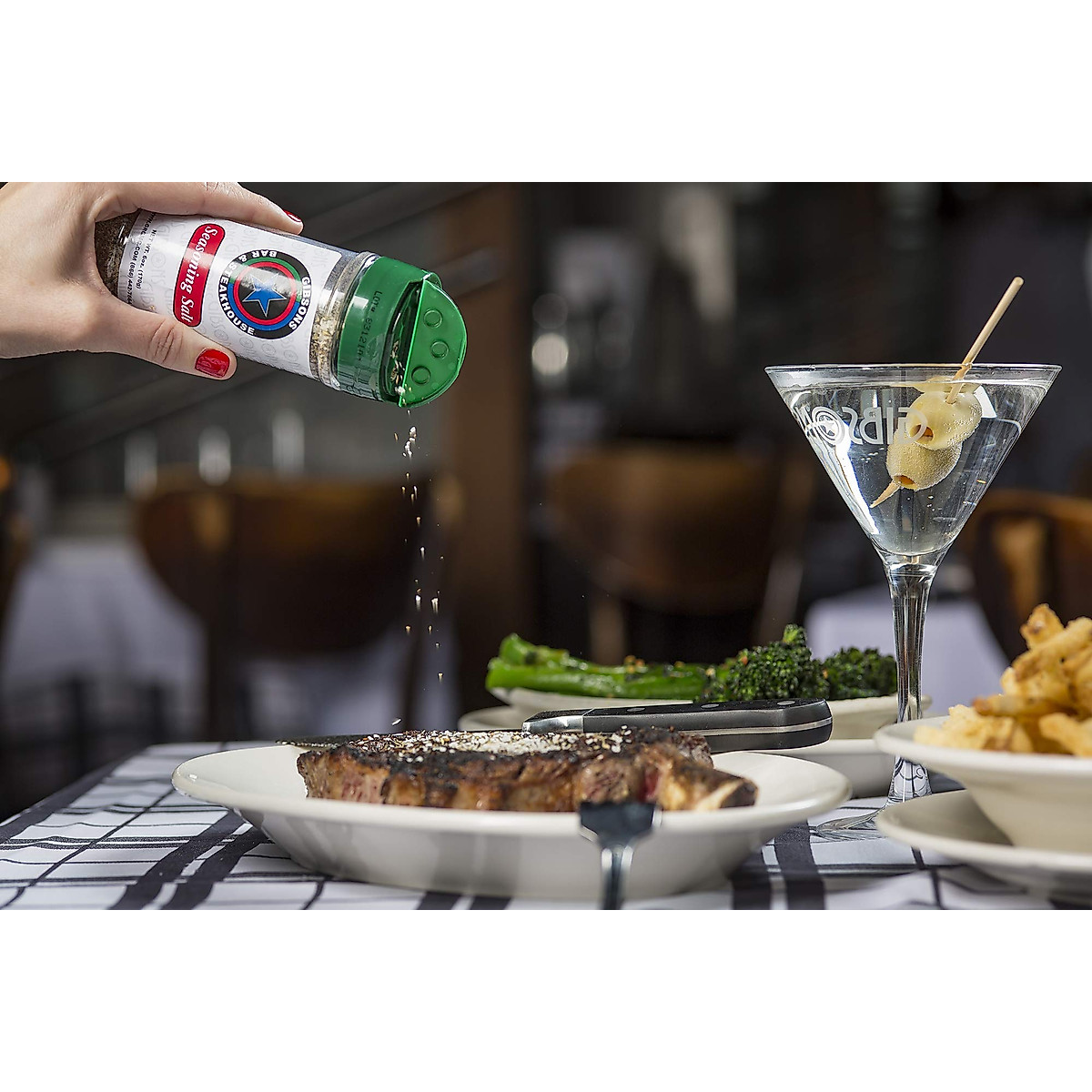 GIBSONS STEAKHOUSE Seasoning Salt, 6oz Bottle