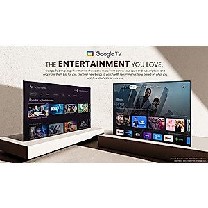 Hisense ULED 4K Premium 55U6H Quantum Dot QLED Series 55-Inch Smart Google TV, Dolby Vision Atmos, Voice Remote, Compatible with Alexa (2022 Model), Black