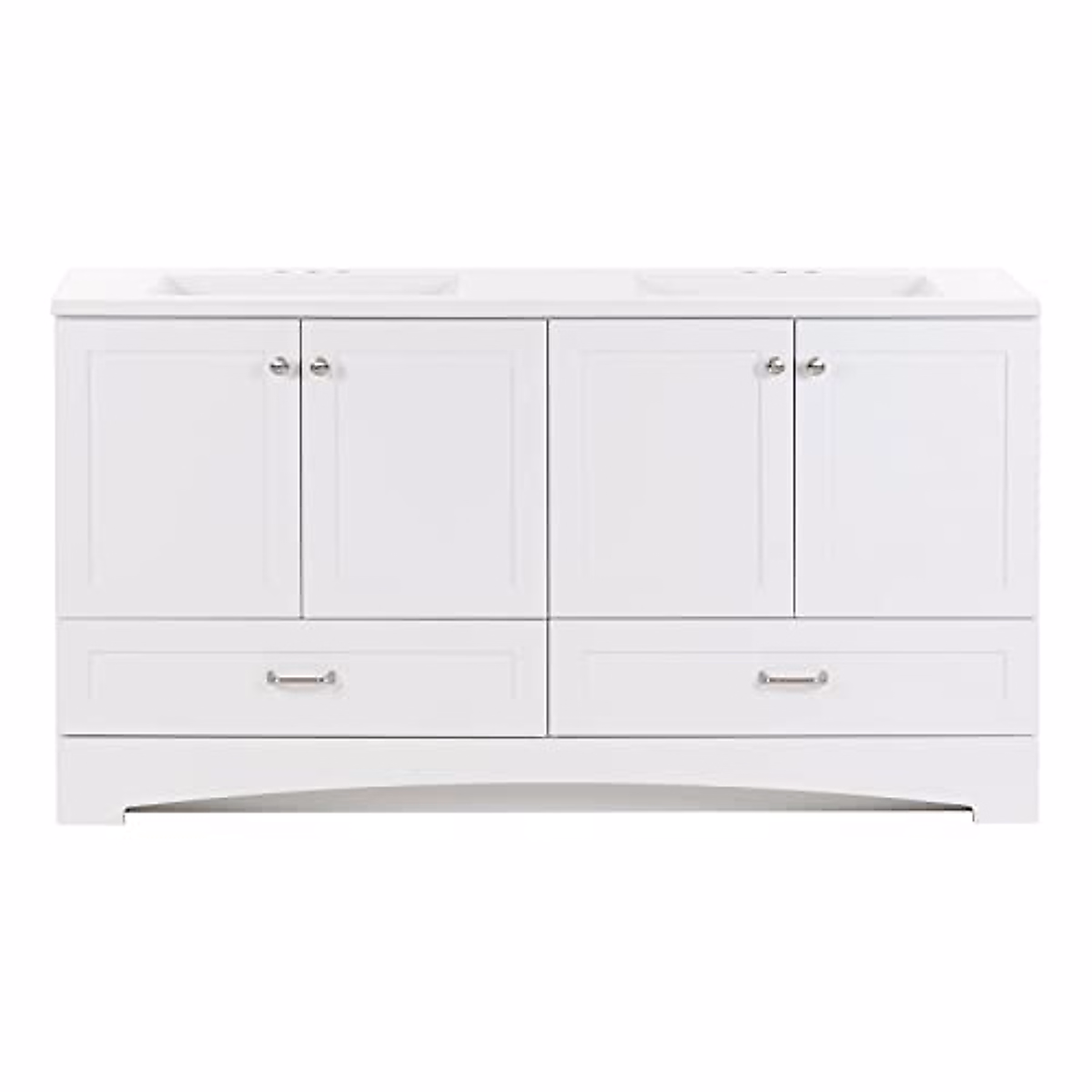 Spring Mill Cabinets Emlyn Bathroom Vanity with Sink, White