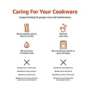Amazon Basics Non-Stick Cookware Set, Pots and Pans - 8-Piece Set