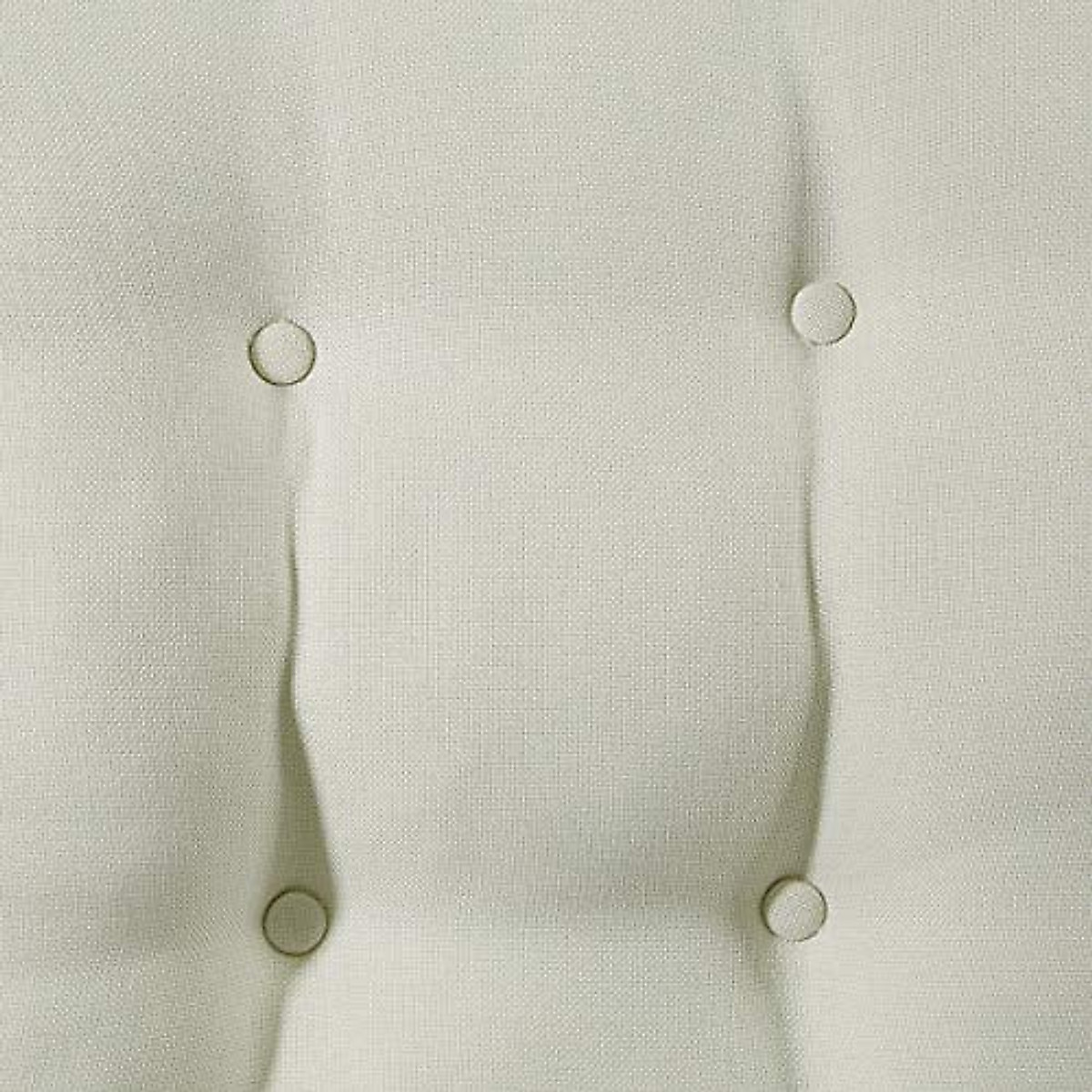 OSP Home Furnishings Kauai Swivel Rocker Chair with Brown Rattan Frame, Linen Fabric