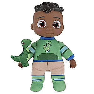 CoComelon My Friend Cody with Dinosaur Plush - Plays ‘Cody’s Special Dinosaur Day’ Song Clips - Press Tummy for Music and Phrases - Toys for Preschoolers