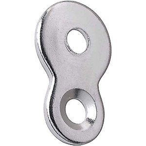 (Pack of 30) Desktop Fasteners Figure 8, Heavy Duty 12 Gauge Steel, Table Top Connector, Desk Top Hold Down Fasteners Clip by Podoy