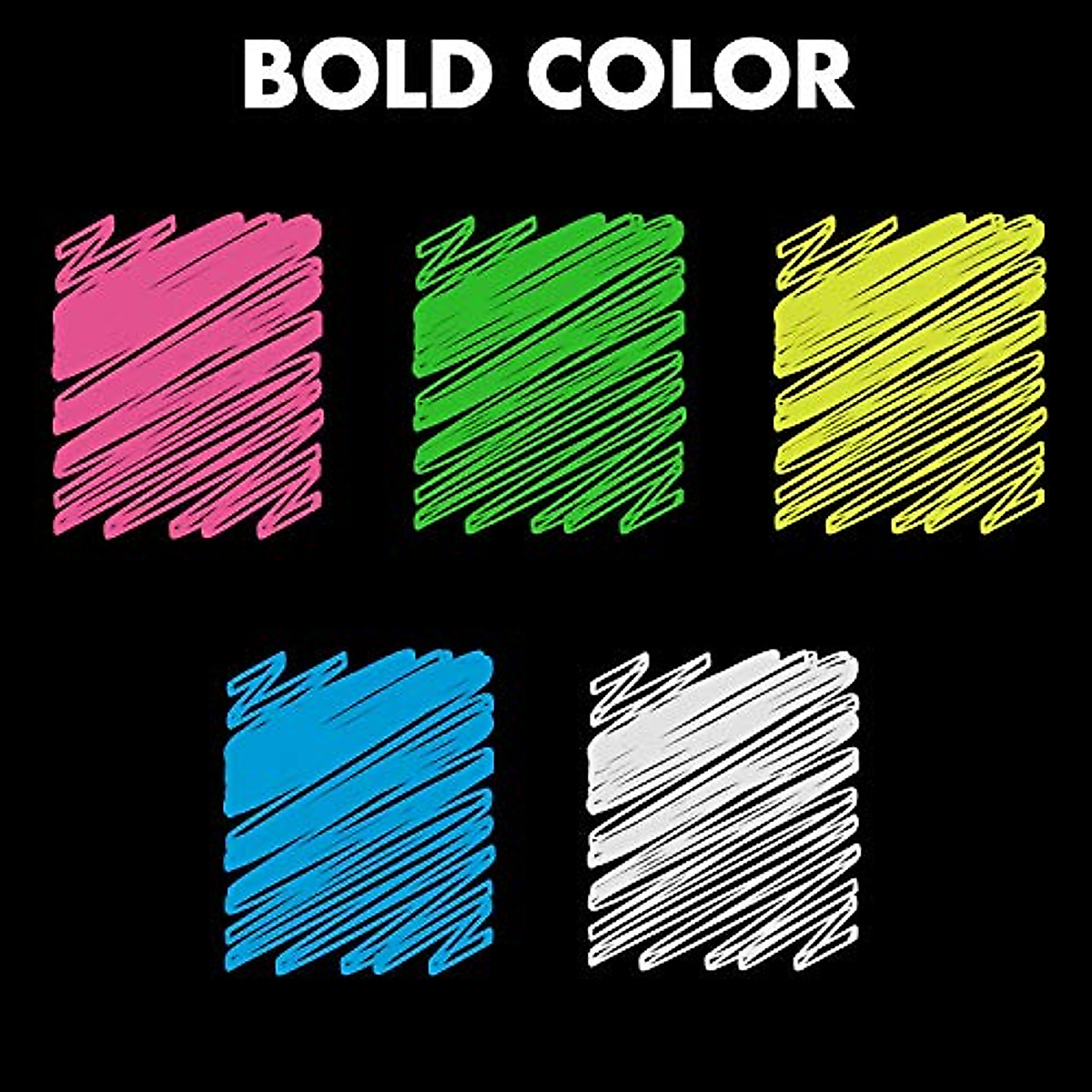 Quartet Glass Dry Erase Markers, Whiteboard Markers, Fine Tip, White and Neon Colors, 6 Pack (79558Q)