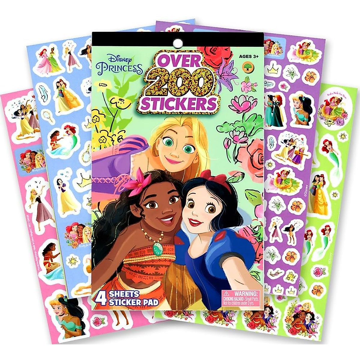 Disney Princess Coloring Book Activity Set for Kids Featuring Disney Princess, Encanto, Moana and Frozen