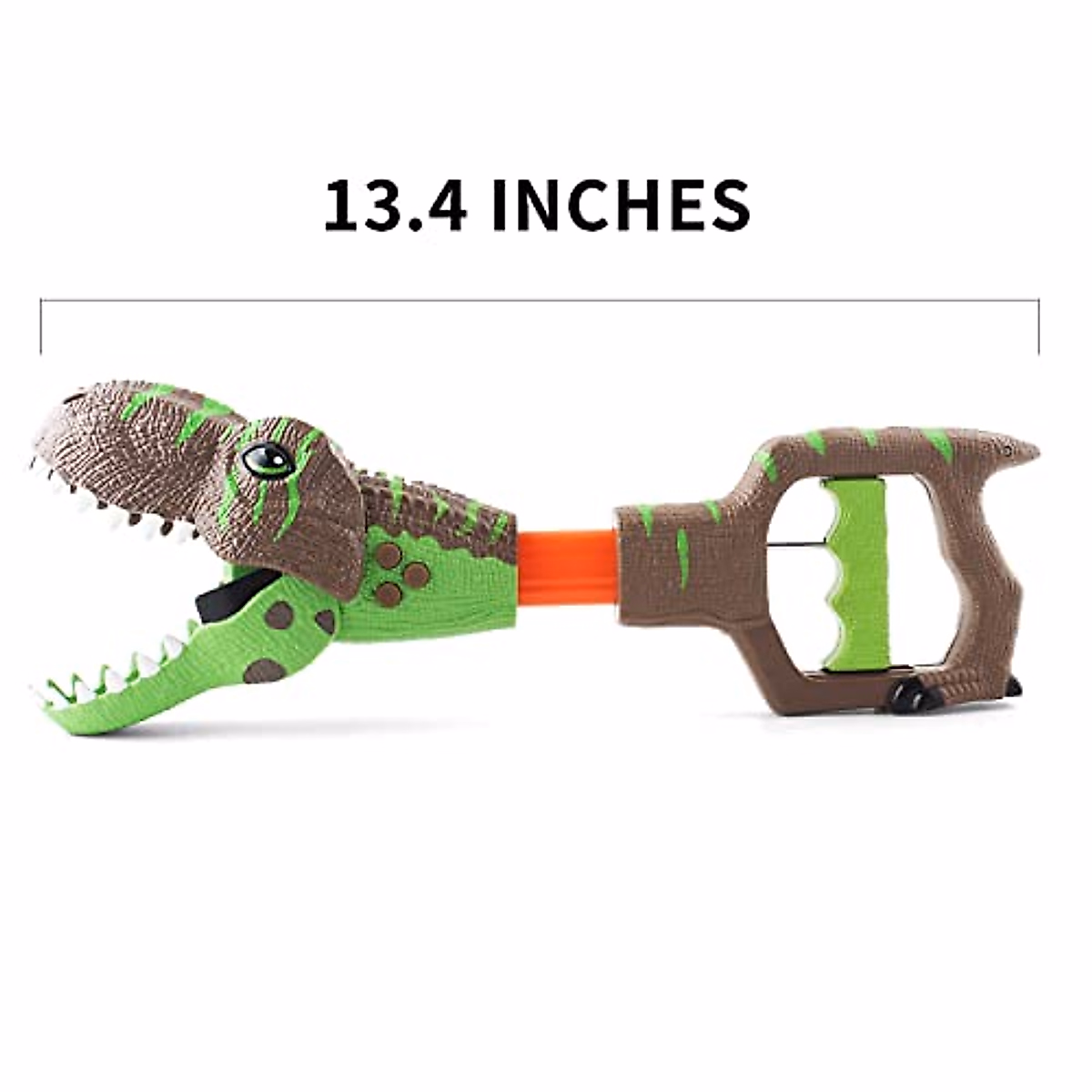 DINOBROS Dinosaur Chomper Toys for Kids with 3 Roar Sounds and Light Jurassic Dinosaurs Grabber Claw T-Rex Reacher Robot Hand Pincher Dino Snapper