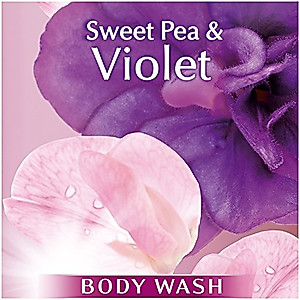 Suave Essentials Body Wash, Sweet Pea and Violet, 15 Fl Oz (Pack of 1)