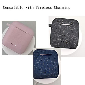 HARBORY Premium Silicone Case for TOZO T6，Cute Glitter Color，Professional Protective Tozo T6 Case Cover Accessary. (Glitter Midnightblue)