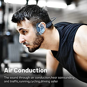 Padmate C21 Alexa Smart Watch & S26 Air Conduction Sport Headset Headphones