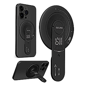 Aulumu AirPods Pro Case & Magnetic Phone Grip, Locking Case Support for AirPods Pro [2nd/1st Generation], Includes AirPods Pro Case and Magnetic Phone Holder