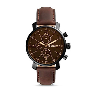 Rhett Chronograph Brown Leather Watch