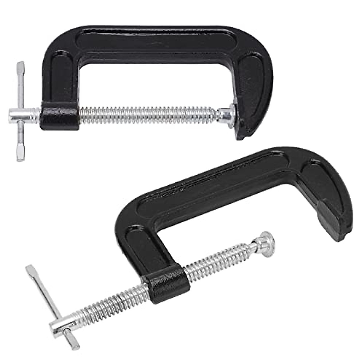 Metal G Clamp, G Clamp High Torsion Metal Material Strong Clamping Force Small Size Rotating Handle for Induatry