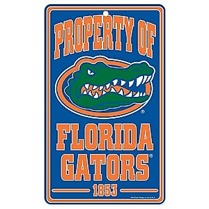 NCAA University of Florida 86880012 Champ/Property of Sign, 7.25" x 12"