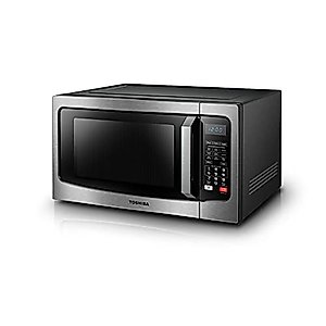 TOSHIBA 3-in-1 EC042A5C-SS Countertop Microwave Oven, Smart Sensor, Convection, Combi., 1.5 Cu. ft with 13.6 inch Removable Turntable for Family Size, Mute Function & ECO Mode, 1000W, Stainless Steel