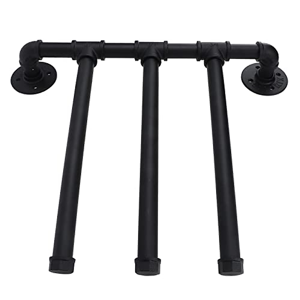Camidy Industrial Style Iron Pipe Swing Out Towel Rack, Wall Mounted 3 Arm Rotation Towel Bar Rack Vintage Iron Pipe Towel Holder Storage Organizer