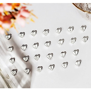 Moodear Silver A Initial Ankle Bracelets for Women - Waterproof Layered Sterling Silver Anklets Dainty Heart Charm Letter Anklet for Her