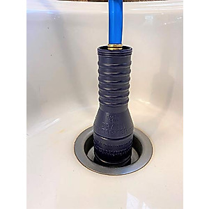 Drain King VIP1 Drain Unclogging Kit With Kitchen Sink Crossbar Adapter, 1 to 2 Inch