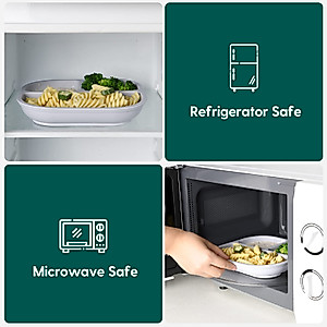 BABELIO Powerful Suction Plates for Baby and Toddler, 100% Food Grand Silicone Divided Baby Plates, BPA Free, Microwave & Dishwasher Safe, Stay Put with 4 Suction Cups, 3 Pack