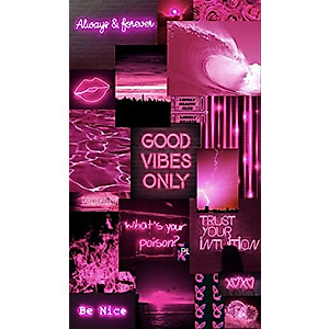 NYCPrimeTech iPhone 12 Pro Max Case/Slim and Soft Transparent Neon Pink Cover with Bumper Edge for iPhone 12 Pro Max/Cute Flexible & Stylish Protection for iPhone 12 Pro Max// 6.7" (Hot Pink)