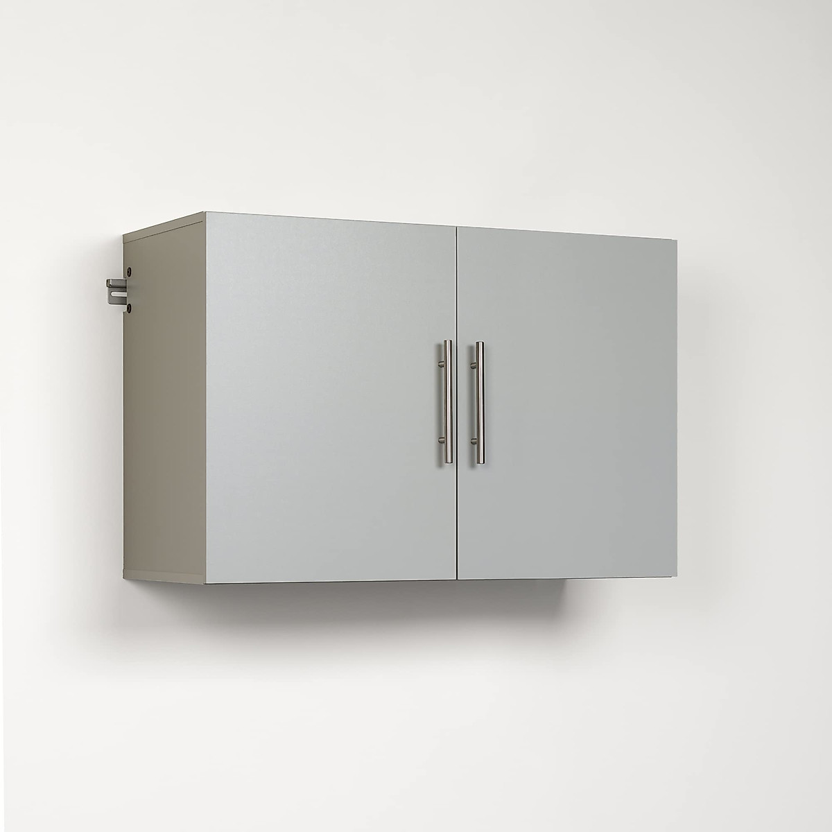 Prepac HangUps Upper Storage Cabinet - Elegant and Spacious Wall Cabinets to Maximize Your Storage, 36" Size, Classic Light Gray Finish