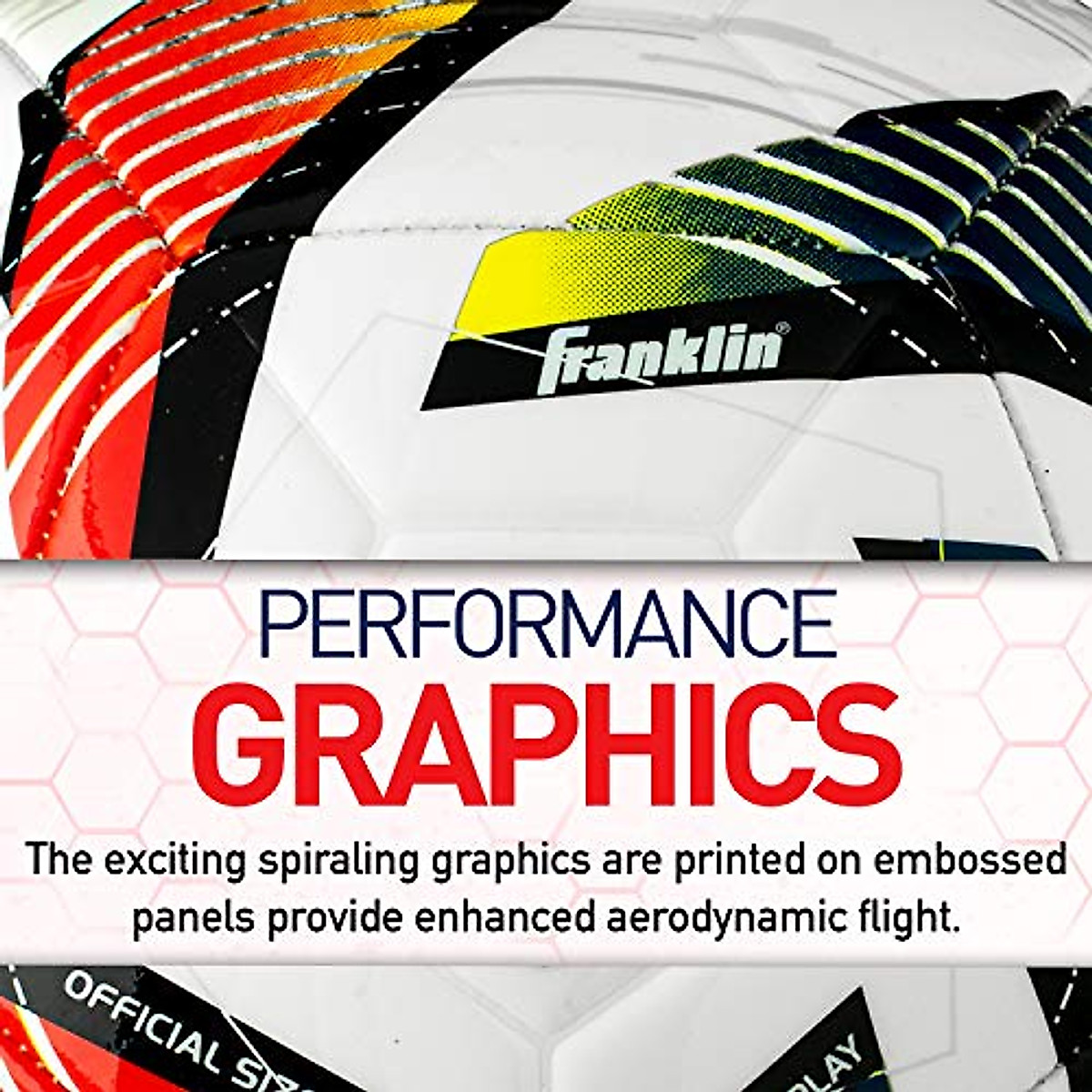 Franklin Sports MLS Tornado - Official Size 5 - Soft Cover - Weight Soccer Ball - Air Pump Included