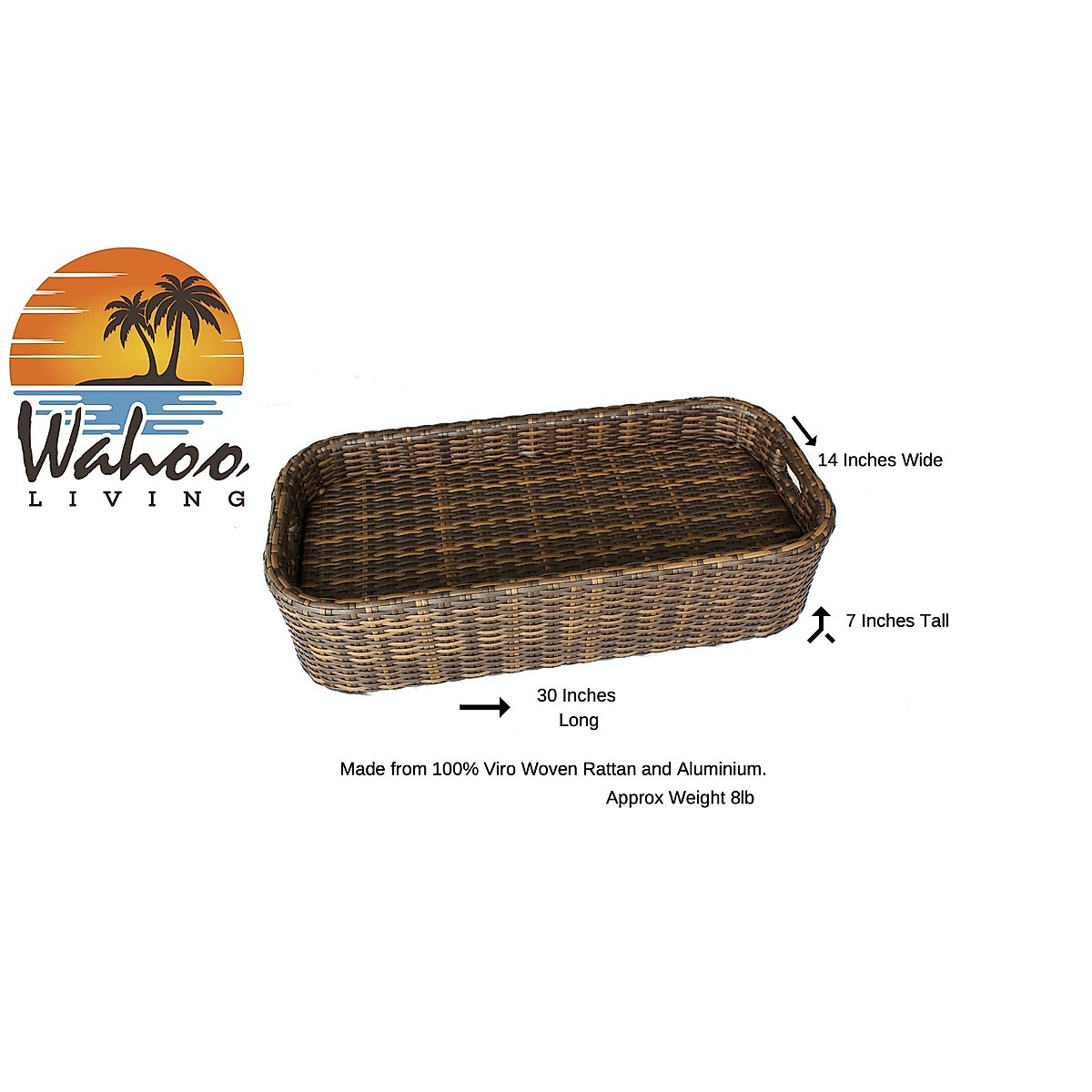 Floating Pool Tray Floating Serving Tray Table & Bar - Swimming Pool Floats for Adults, Spas, & Pool Parties - Floating Tray for Pool Serving Drinks, Floating Brunch, Food on The Water - Honey