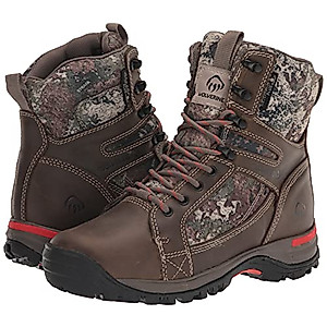 Wolverine Men's Sightline Waterproof Insulated Mid Calf Boot, Gravel/Timber, 13 Wide