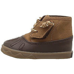 Sperry Kids Footwear Baby Icestrom Crib Boot, Tan/Brown, 4 US Unisex Infant