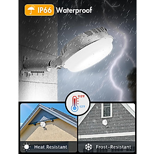 StarMoitic LED Barn Light, 150W 20000LM Dusk to Dawn Outdoor Lighting, Yard Lights IP66 Waterproof, 150° Angle Adjustable Bright Outdoor Street Light for Garden, Garages, Attics, Patios, Barns