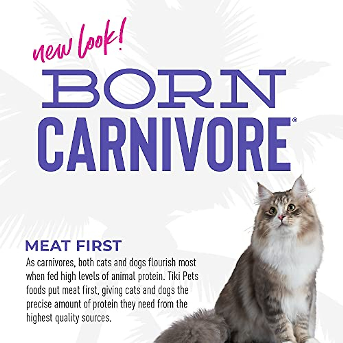 Tiki Cat Born Carnivore Optimal Weight, Turkey, Grain-Free Baked Kibble to Maximize Nutrients, Dry Cat Food, 2.8 lbs. Bag