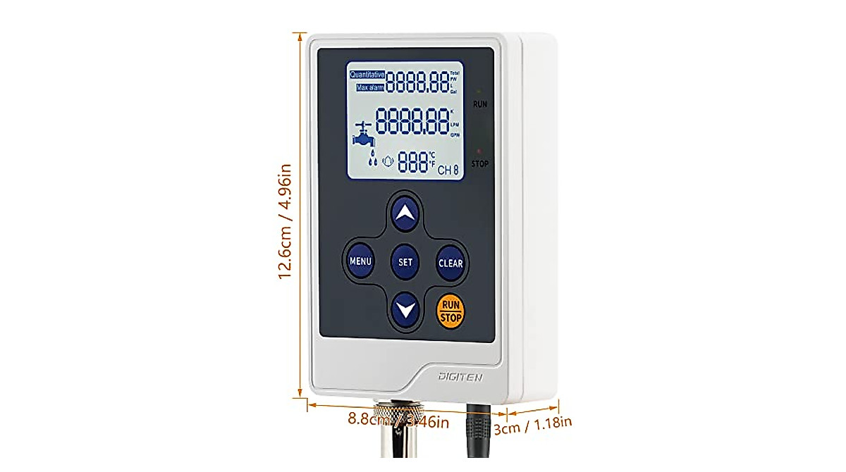 DIGITEN Water Flow Control Meter - Precision & Control