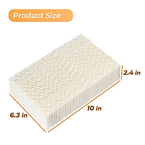 Ximoon HDC411 Humidifier Wick Filter for AIRCARE Essick Air HD1205 HD1211 EA1201 EA1208 HD12110 Compatible with Kenmore 14909 14912 32-14912 42-14912 - 4 Pack