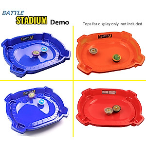 Aimoly Stadium Battle Arena for Beyblade Burst Battling Tops Game (Blue2)