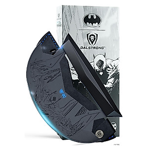 Dalstrong Ulu Knife - 7 inch - BATMAN™ Shadow Black Edition - High Carbon 7Cr17MoV Steel - Black Titanium Kitchen Chef Knife - Rocking, Mincing, Slicing Meat & Herb Knife - G10 Handle - Sheath Cover